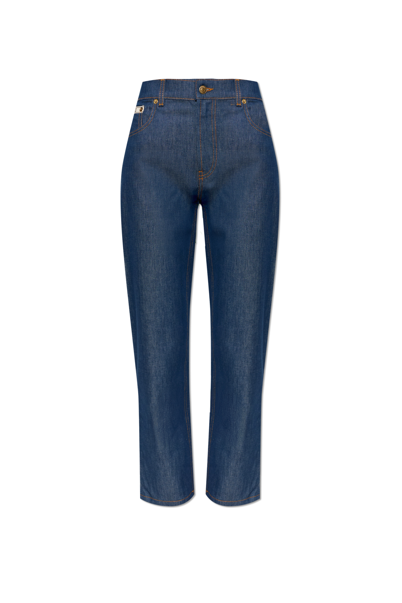 MOSCHINO Moschino Navy Blue Tapered Leg Jeans